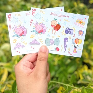 Prom Queen Night Stickers for Planners L Mini Glossy Sticker Sheet L ...