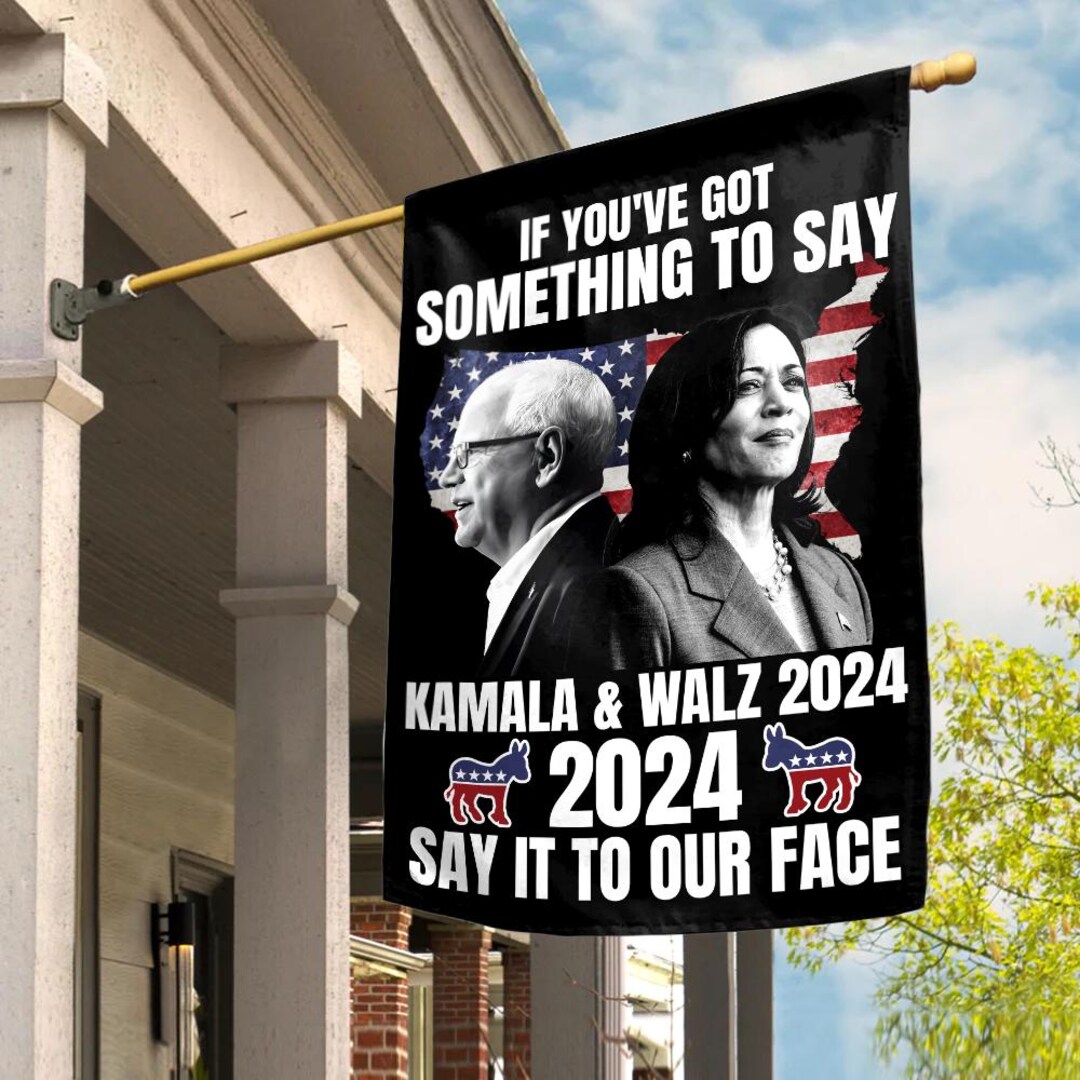 Kamala Harris Walz 2024 Flag, Kamala Flag, Political Flag, Harris Walz ...