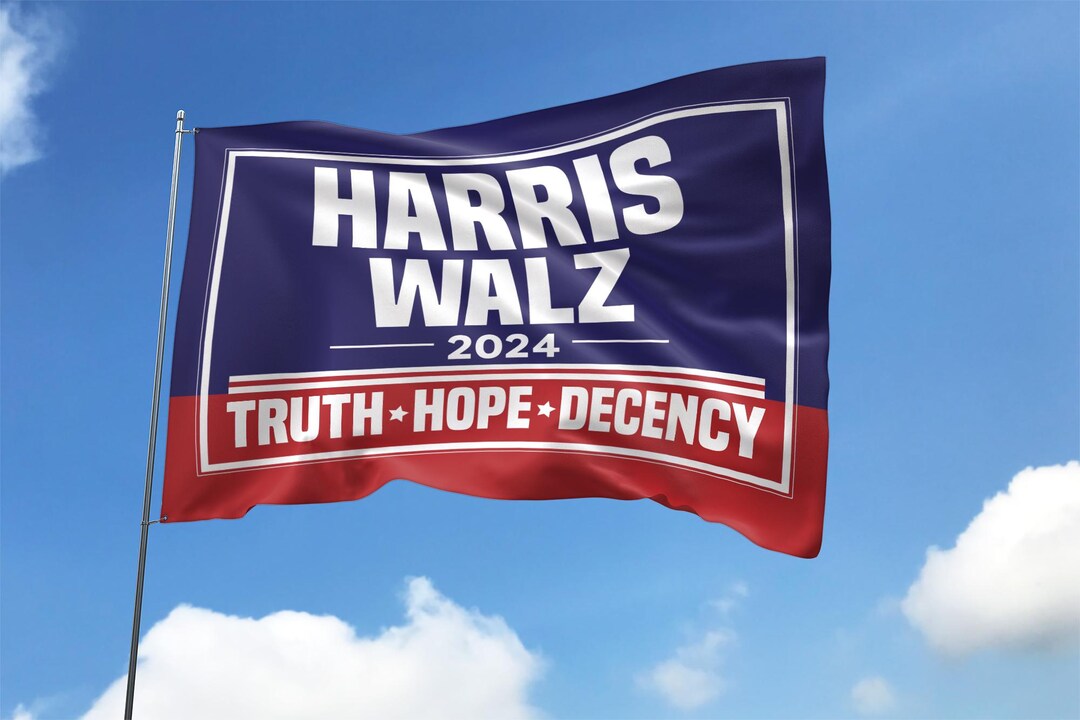 Harris Walz Flag/president Kamala Harris 2024 Flag/election Flag/kamala ...