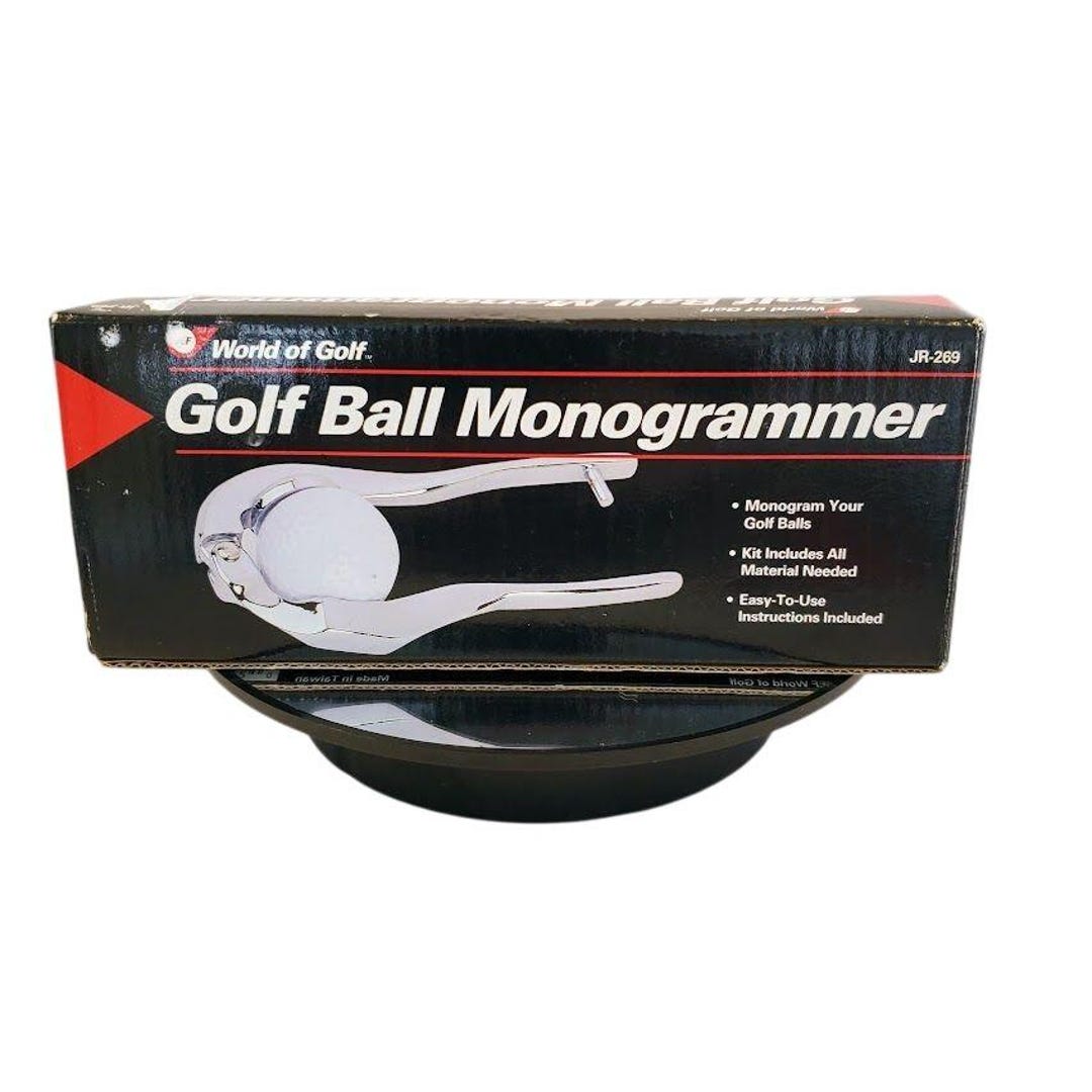 Vintage 1990s World of Golf Ball Monogrammer Kit JR-269 Complete Set - Etsy