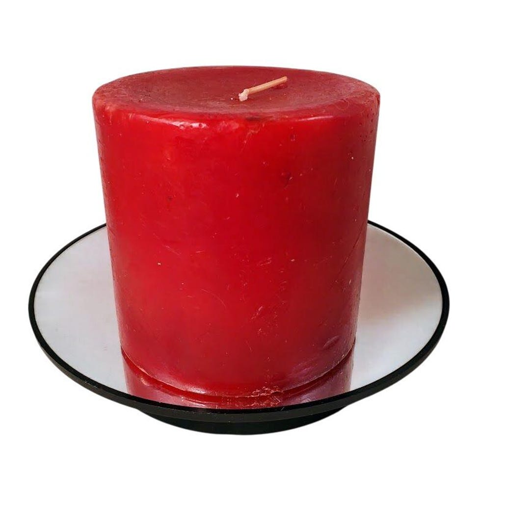 Vintage Pier 1 Imports Red 4x4 Pillar Candle 80 Hour USA - Etsy