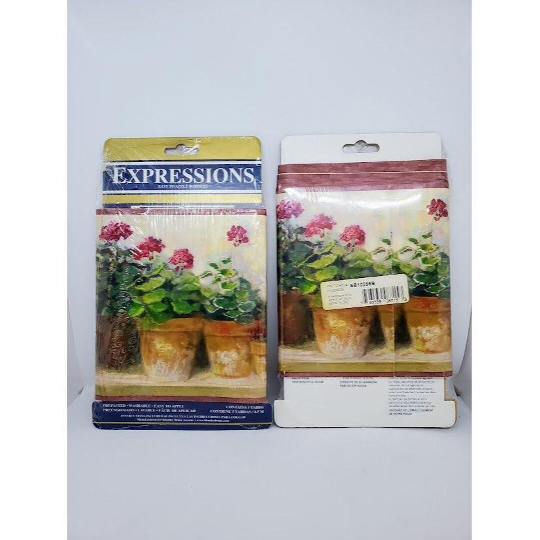 Vintage Expressions Easy-to-apply Pre-glued Wallpaper Border With ...