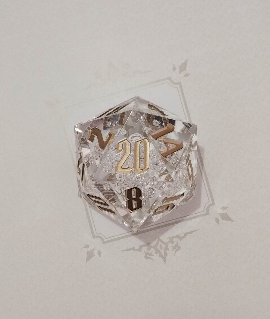 Giant 'the Biggest' D20 RPG Single Dice 55mm - Etsy