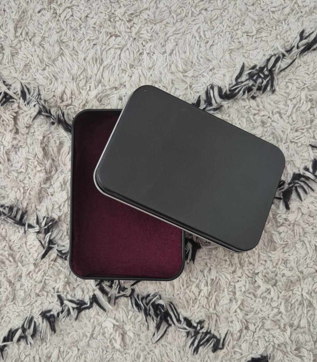 Black Metal Dice Tin DND RPG Storage Box - Etsy