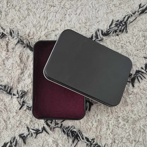 Black Metal Dice Tin DND RPG Storage Box - Etsy