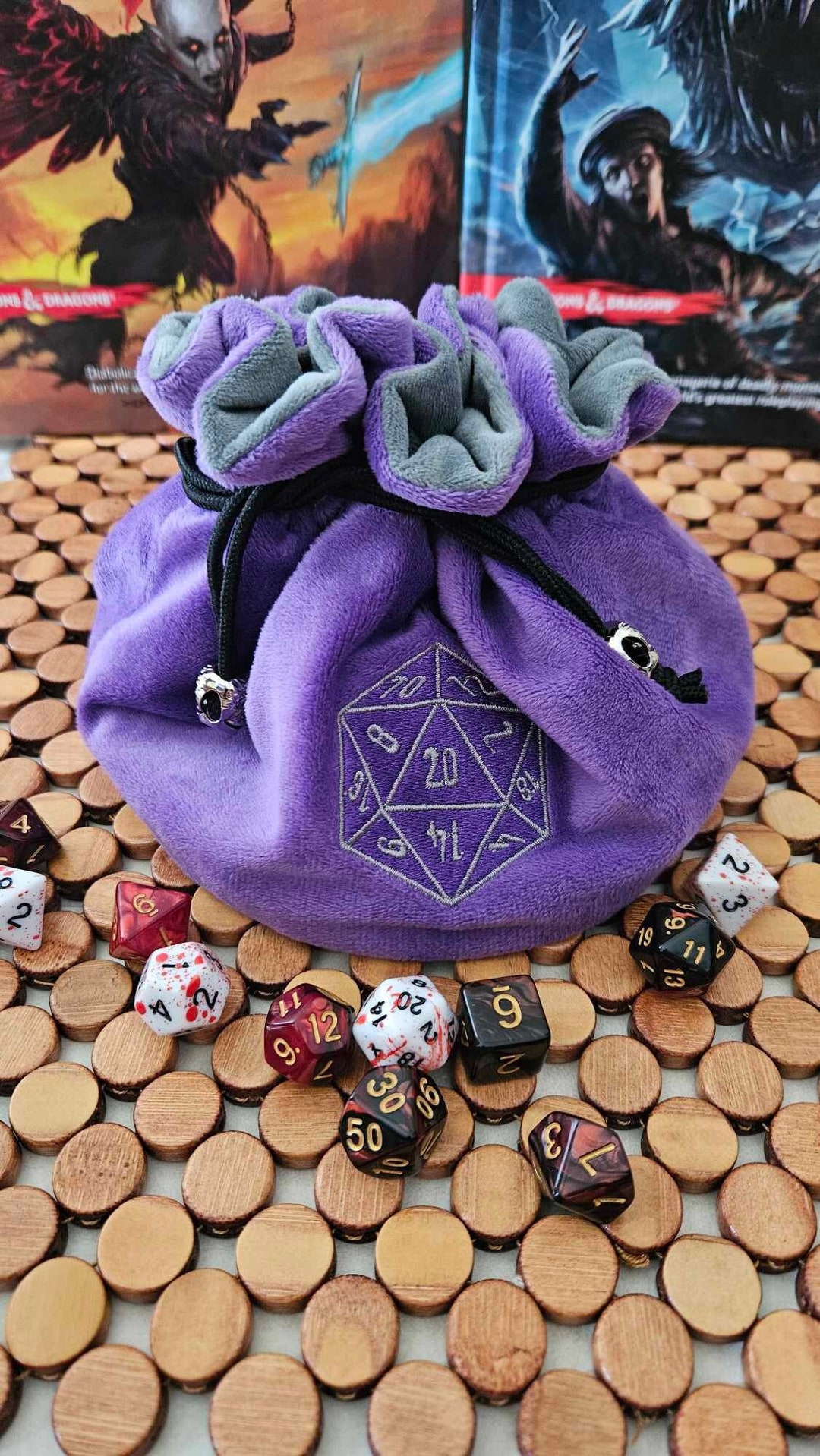 Bag of Holding Purple DND RPG Dungeons & Dragons Dice Bag - Etsy