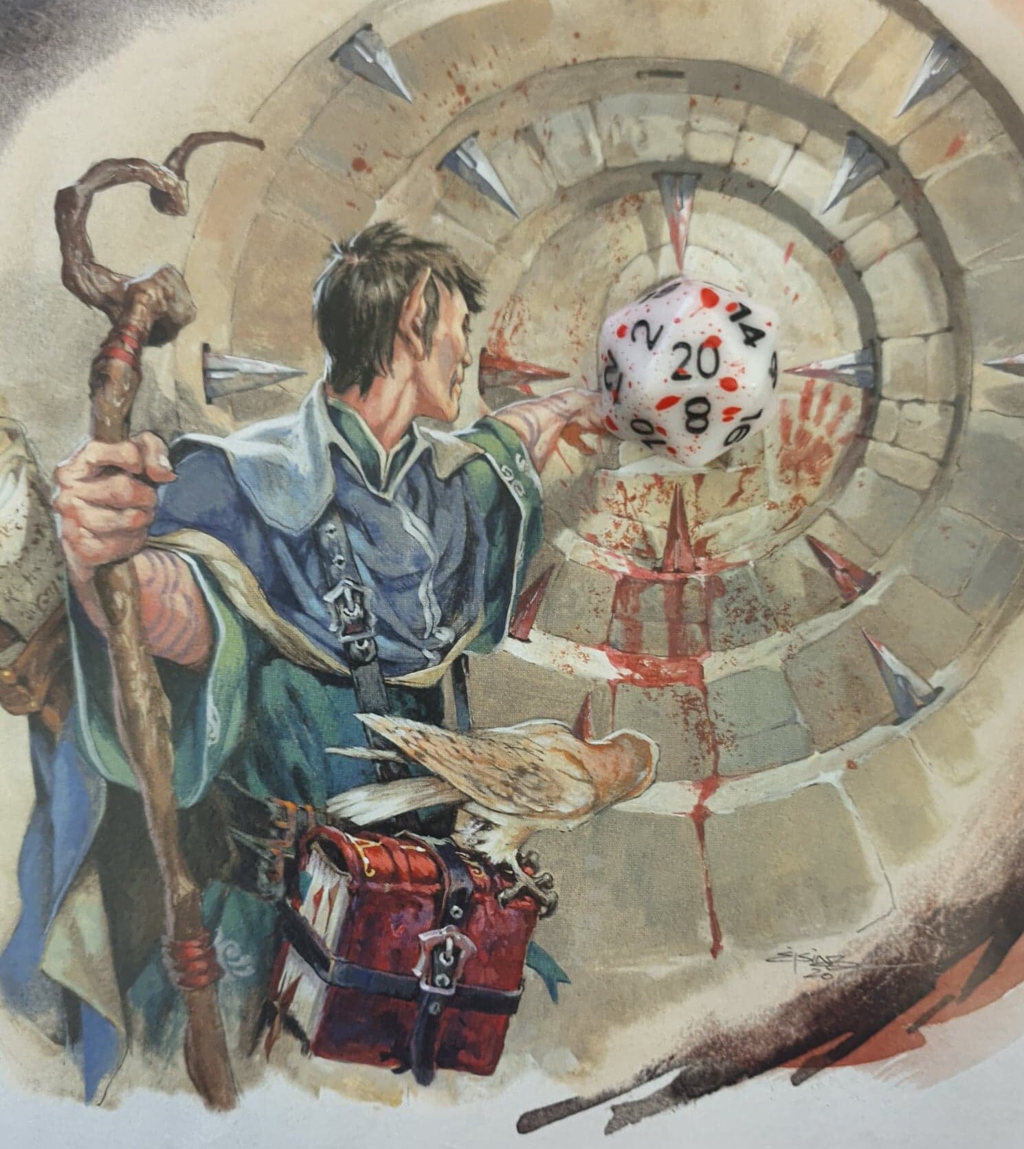 Blood Splattered Dungeons and Dragons 7 Piece Dice Set - Etsy