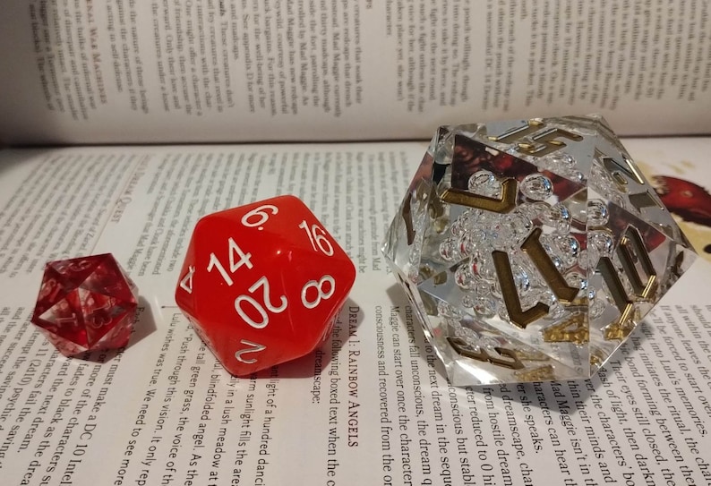 Dado individual gigante 'The Biggest' D20 RPG 55mm - Etsy México