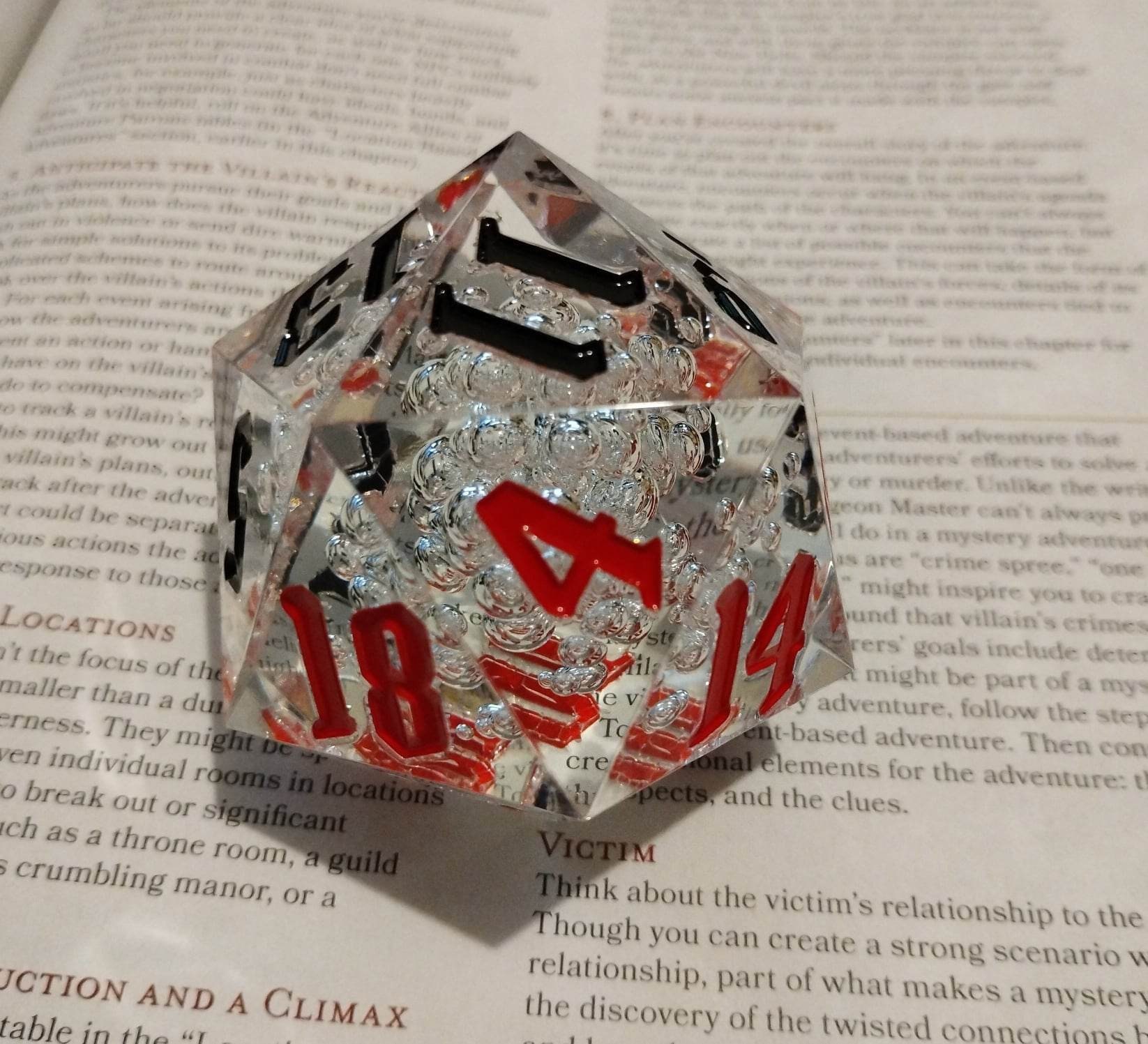 Giant 'the Biggest' D20 RPG Single Dice 55mm - Etsy