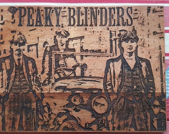 Peaky Blinders Razor Sharp Whiskey Engraved Wooden Sign - Etsy
