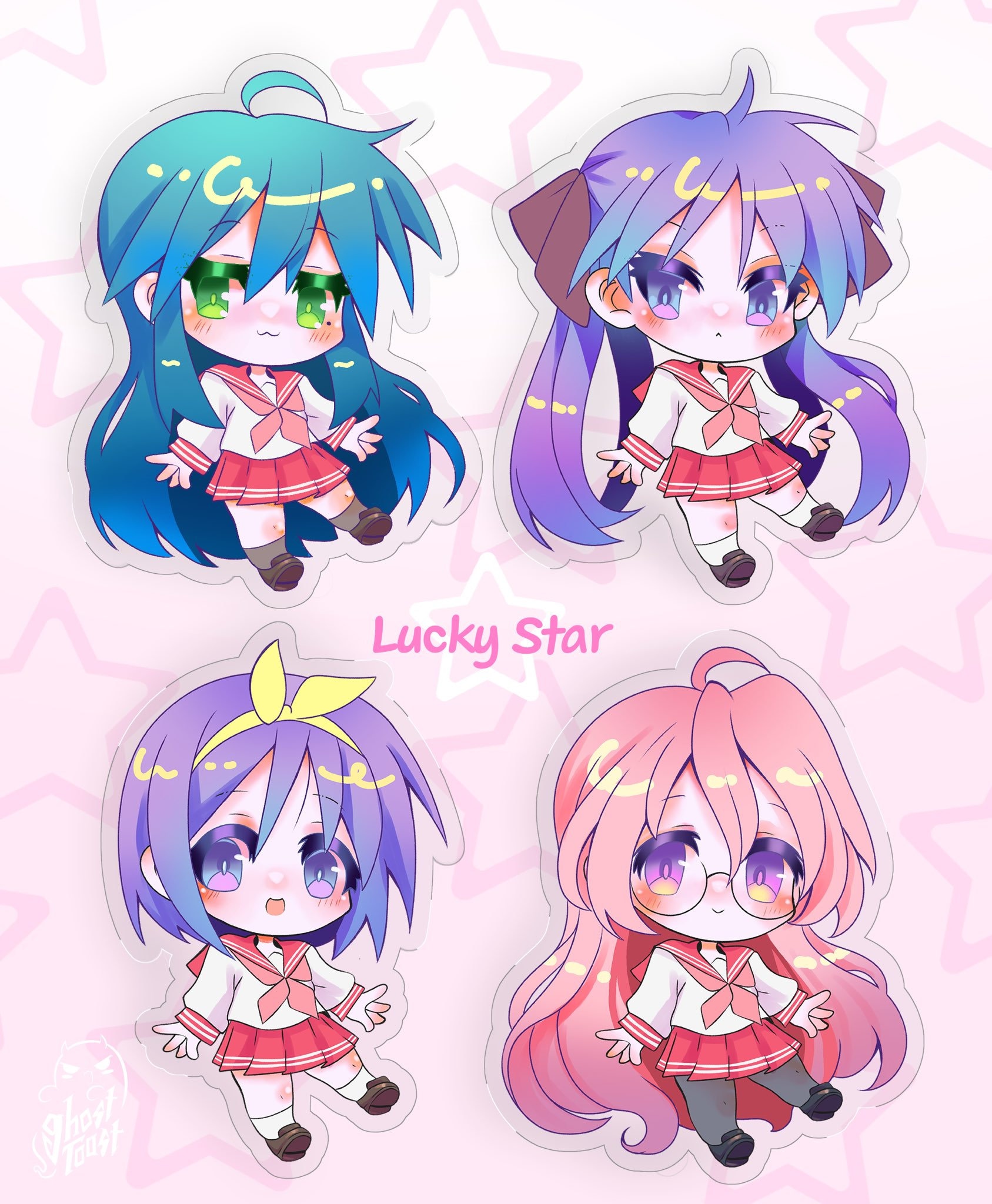 Lucky Star Epoxy Acrylic Charms - Etsy