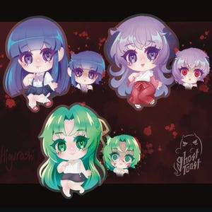 Higurashi: When They Cry 2.5 in Acrylic Charms - Etsy