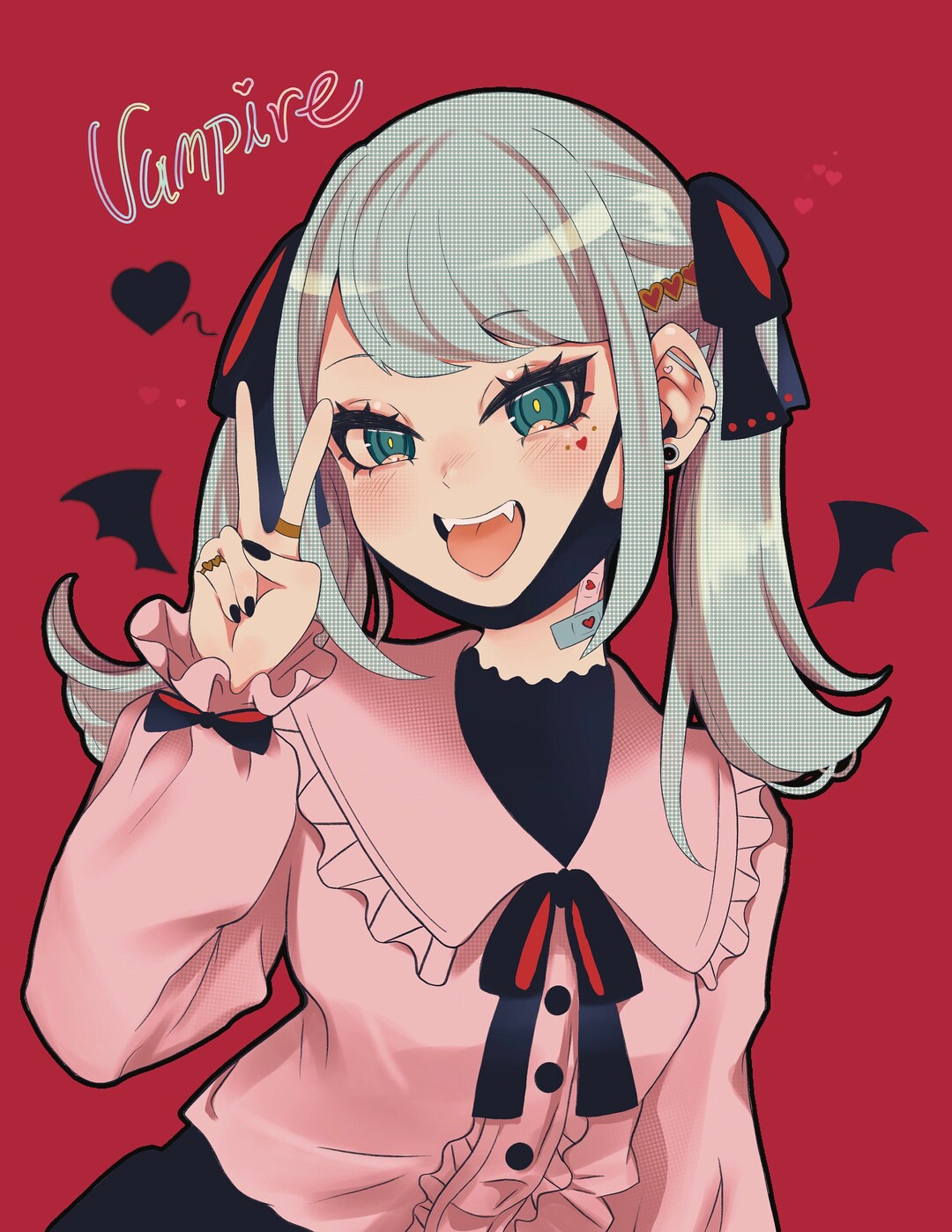 DECO27 Vampire Vocalist Miku Print - Etsy