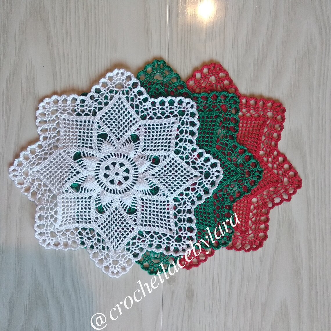 Christmas Doilies PATTERN Christmas Decor Crochet PDF - Etsy