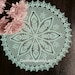 Crochet Doily PATTERN, Instant PDF Doily, Crochet Tablecloth PATTERN ...
