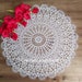 Crochet Doily PATTERN, Instant PDF Doily, Crochet Tablecloth PATTERN ...