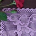 Letter Coaster Crochet Letter Doily Name Doily Personalized - Etsy