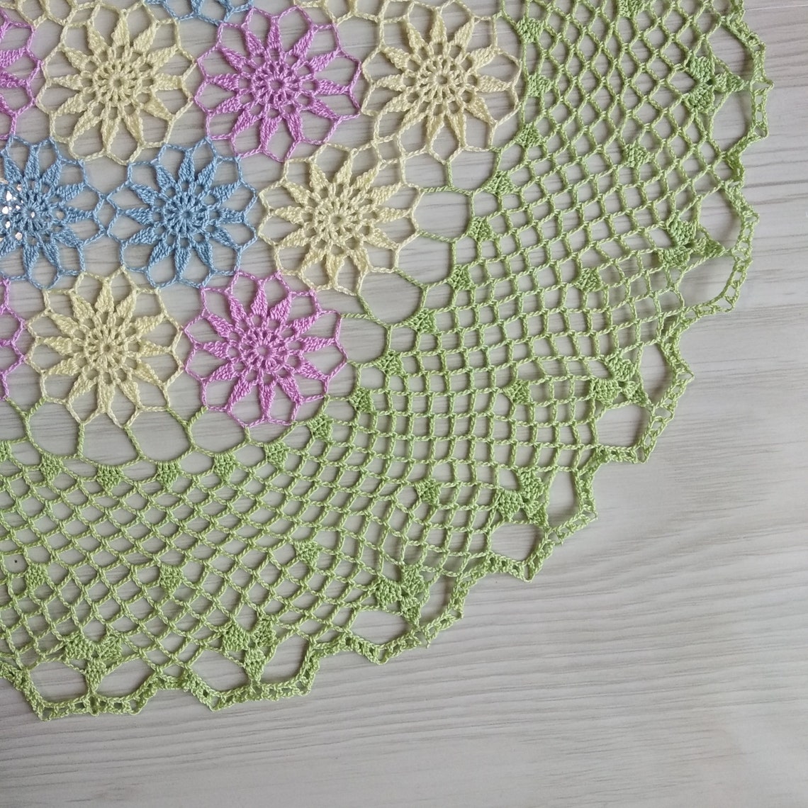 Crochet Daisy Doily Pattern, Instant PDF Download - Etsy