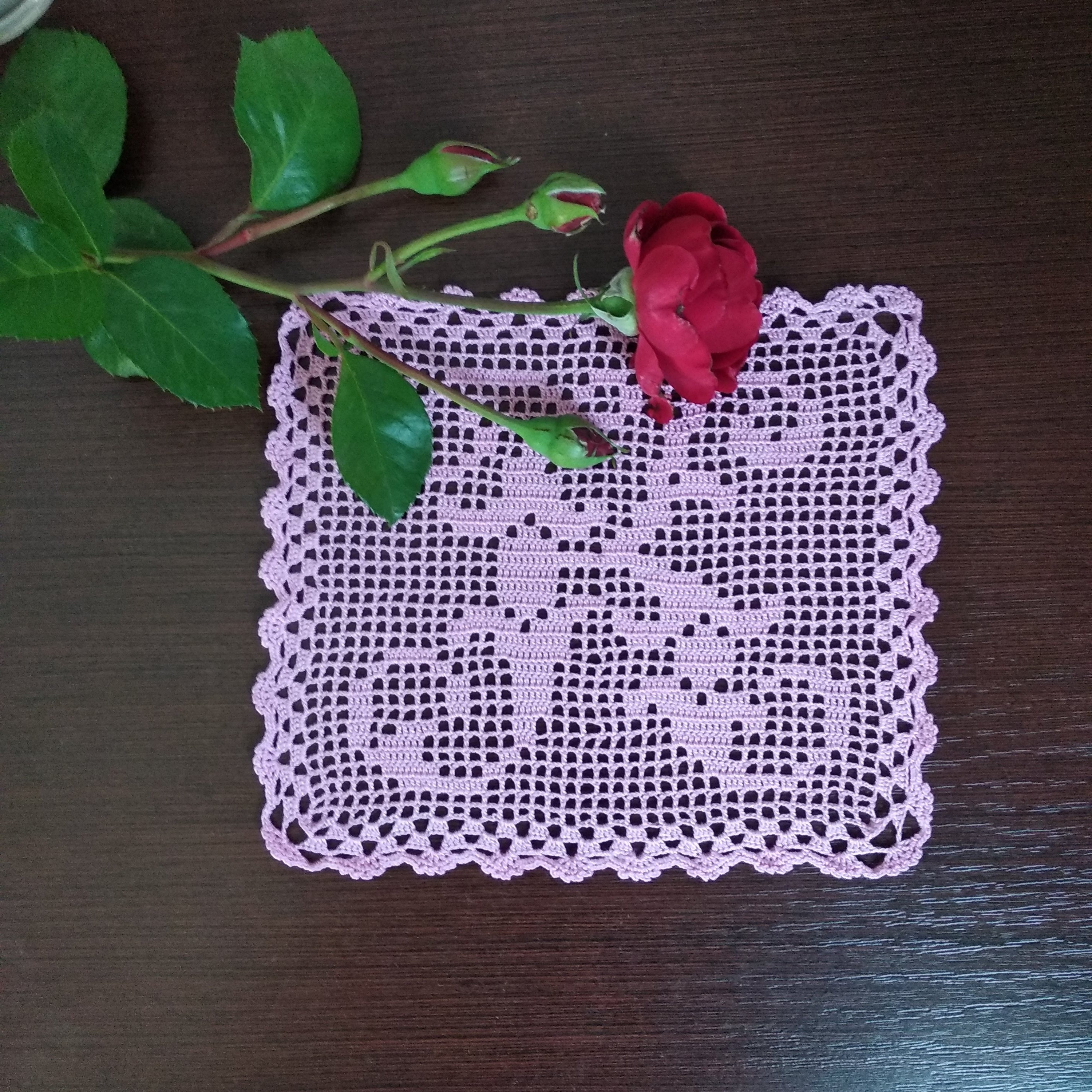 Letter Coaster Crochet Letter Doily Name Doily Personalized - Etsy