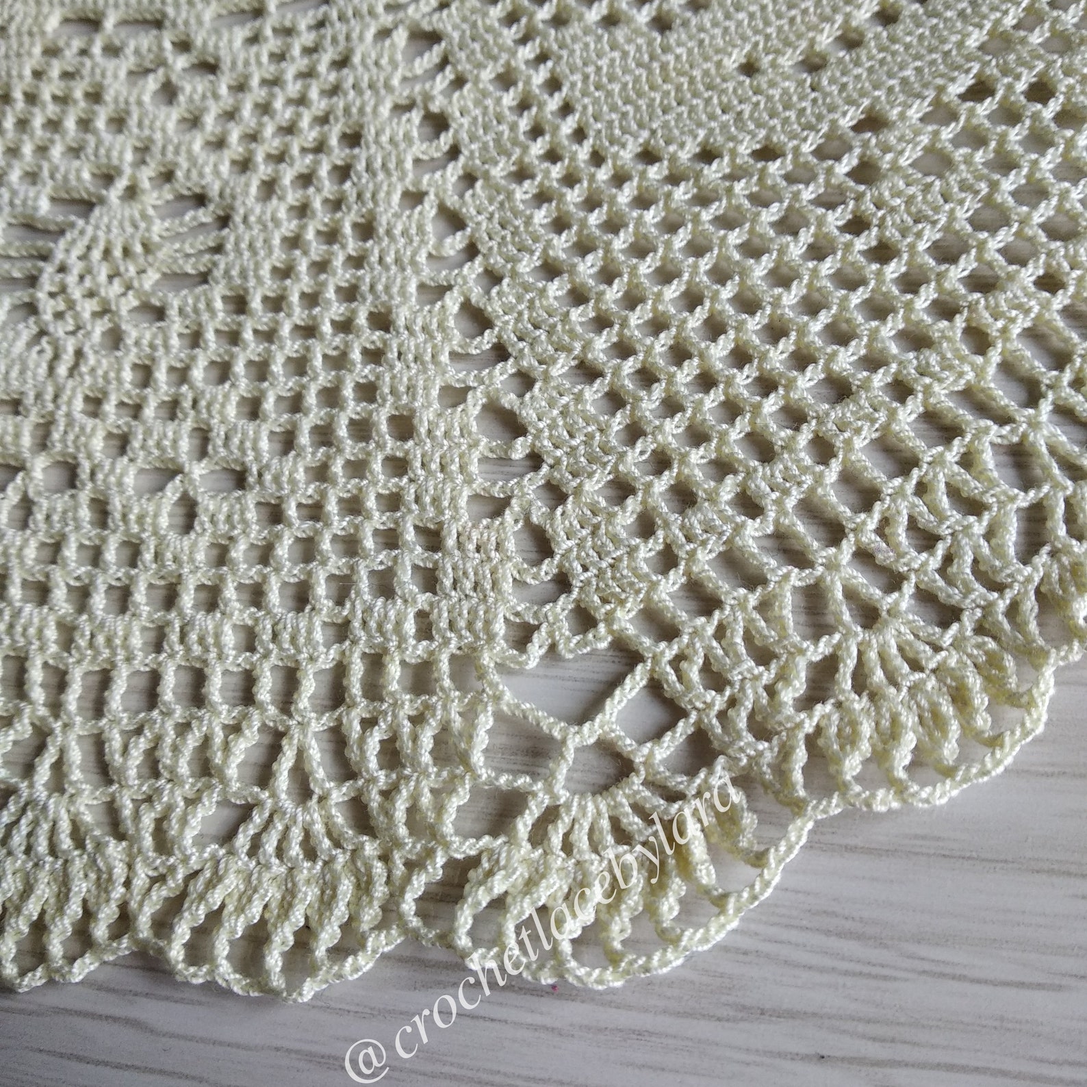 Easter Chicken Crochet Doily, Yellow Cotton Oval Lace - Etsy