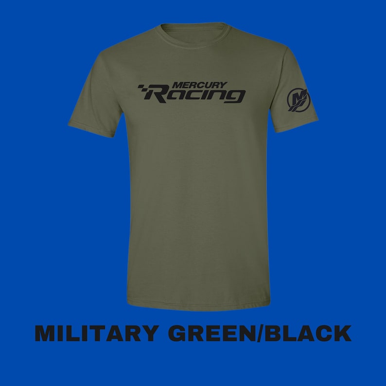 Mercury Outboard Racing Verado Boating T-shirt With FREE Vinyl Decal ...