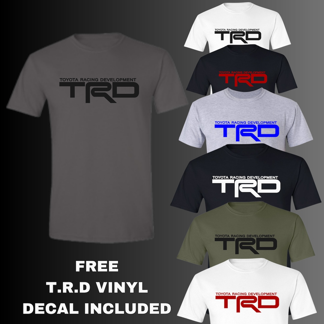 TRD T-shirt Toyota Racing Development Sport Supra Tacoma Tundra 4 ...