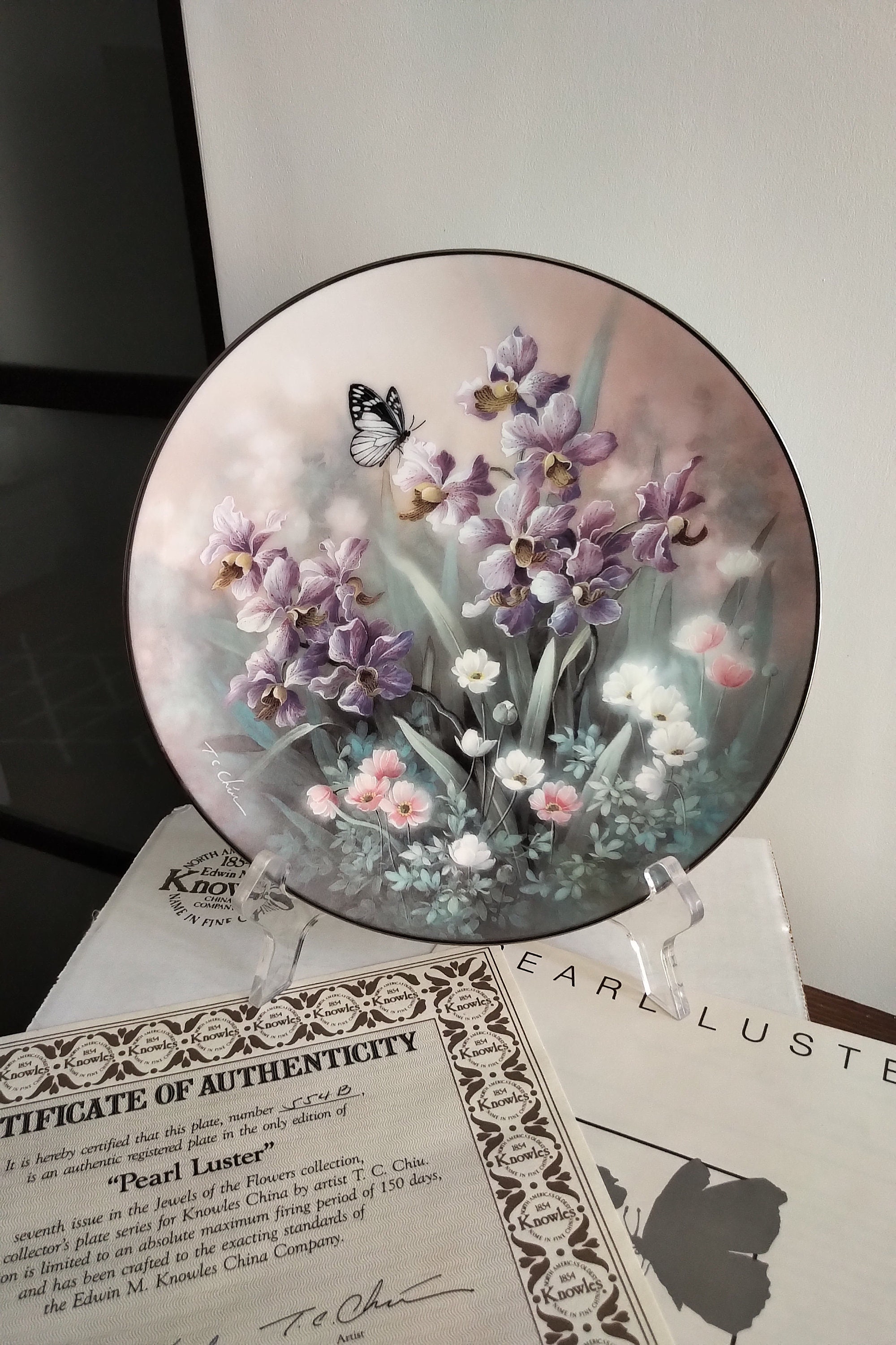 8 Edward Knowles jewels of the Flowers Plate Collection - Etsy