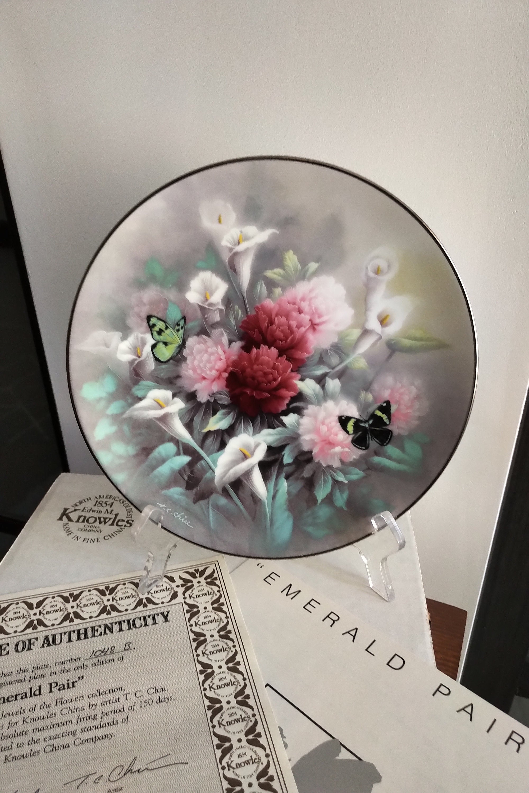 8 Edward Knowles jewels of the Flowers Plate Collection - Etsy