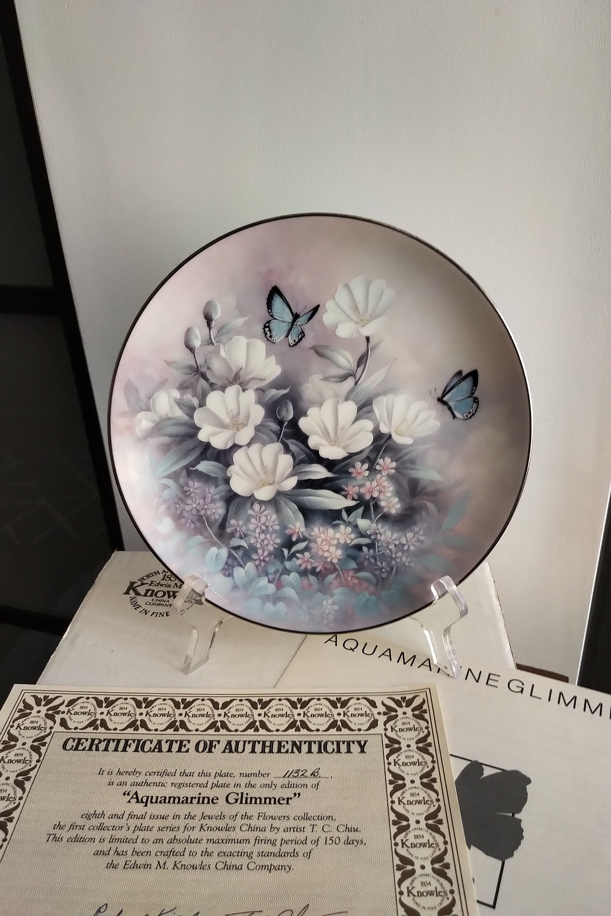 8 Edward Knowles jewels of the Flowers Plate Collection - Etsy