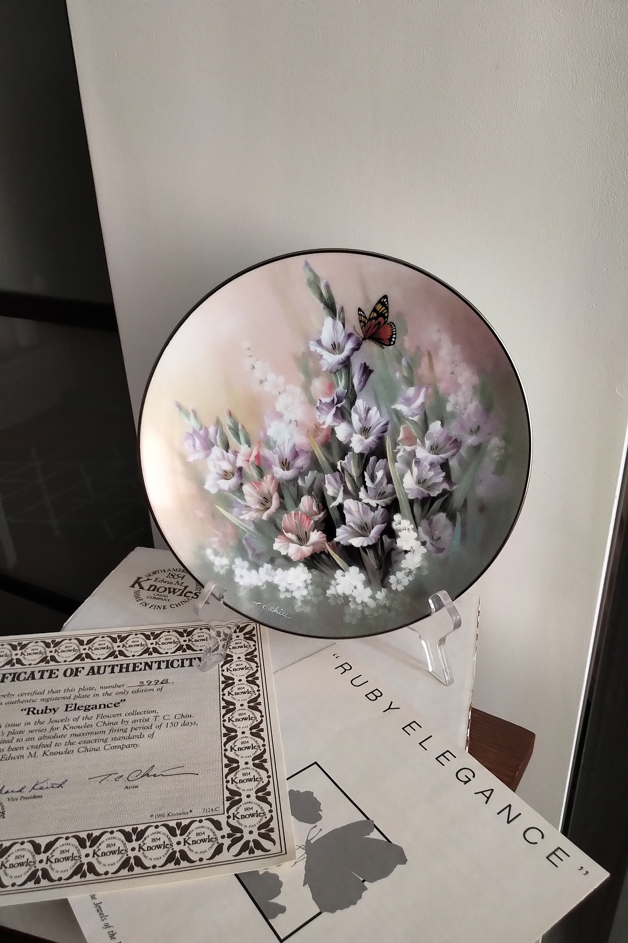 8 Edward Knowles jewels of the Flowers Plate Collection - Etsy