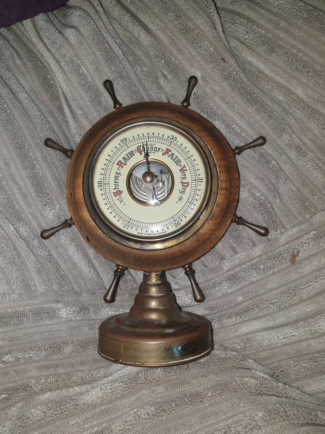 Vintage Barometer 1950s Made in Western Germany - Etsy