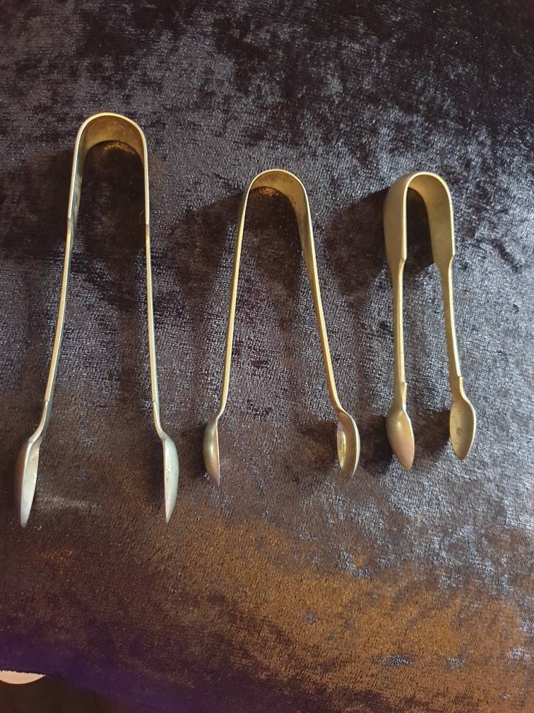 Silver EPNS Sugar Tongs Mini Collection of 3 - Etsy.de
