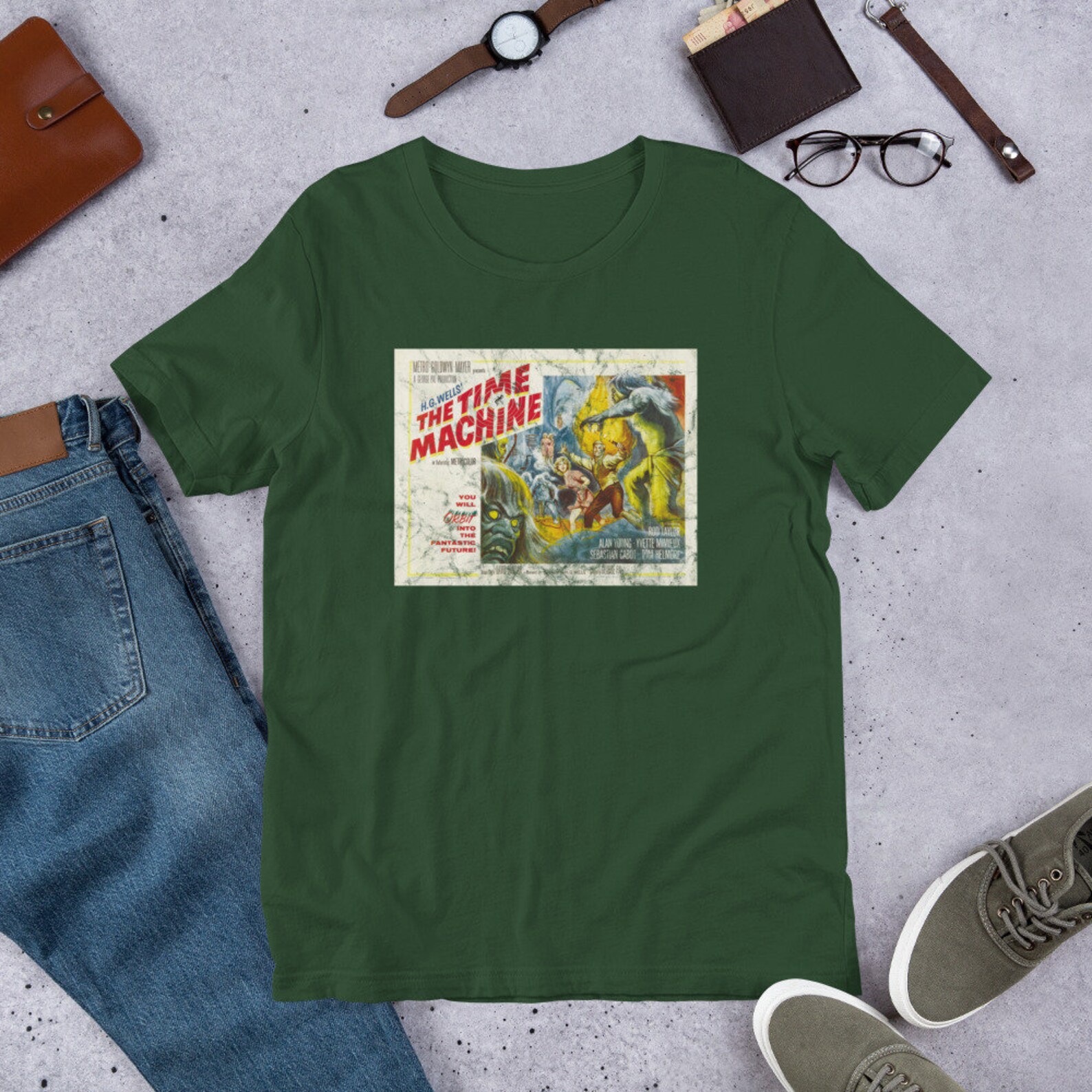 The Time Machine Retro Movie Art Shirt Cult Classic Tee - Etsy