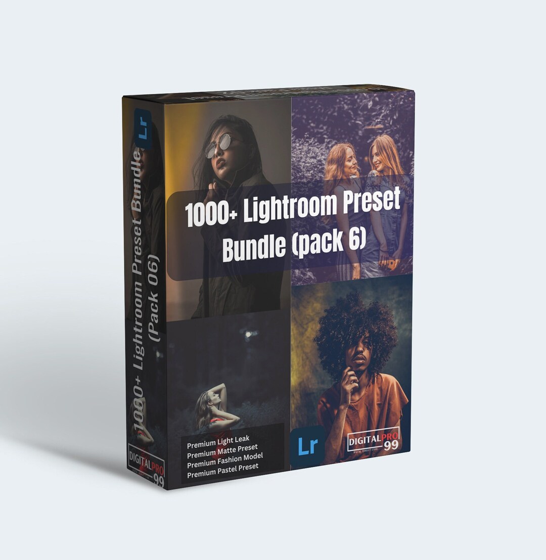 1000 Light Leak & Fashion Lightroom Preset Bundle for Desktop, LR Preset, Lightroom Mega Preset ...