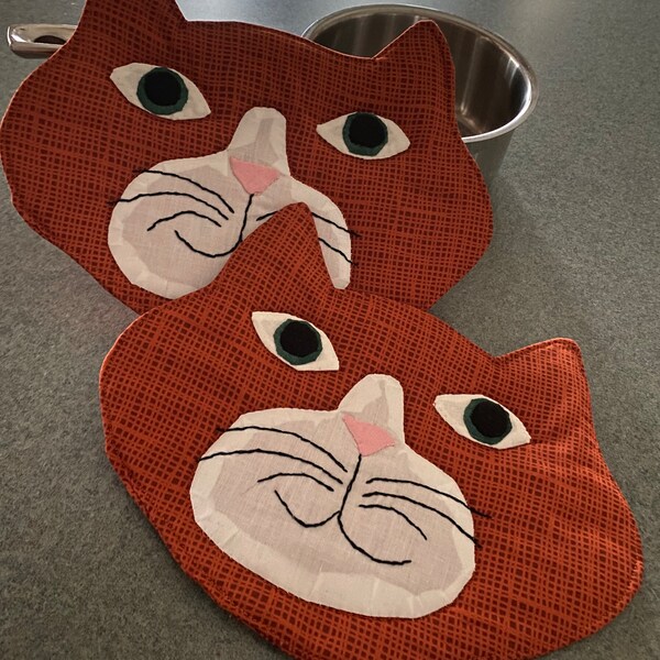 Applique Potholders - Etsy