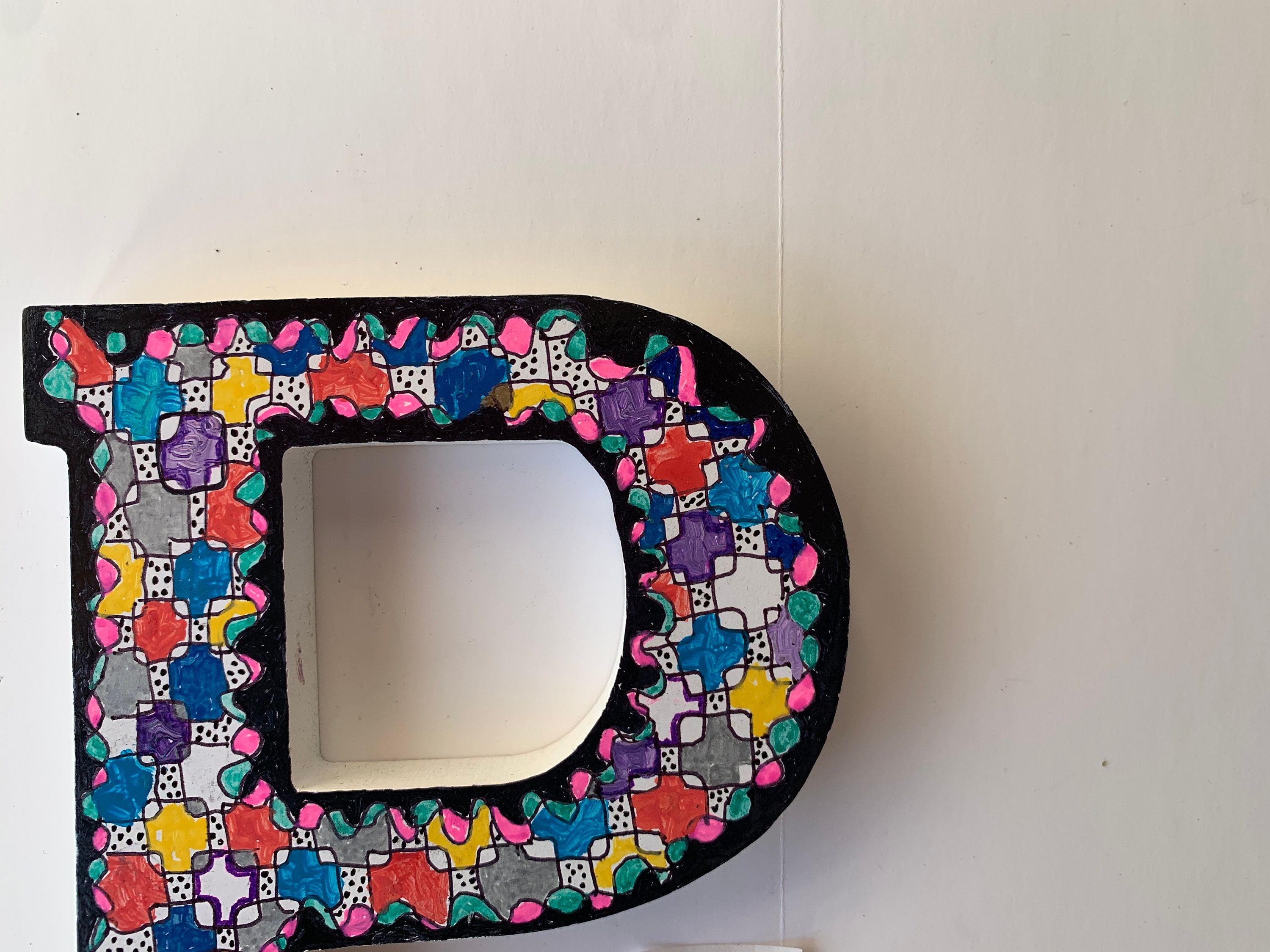 WOOD LETTER P - Deliciously Hand Painted for Decor or Delightful Gift ...