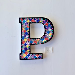 WOOD LETTER P - Deliciously Hand Painted for Decor or Delightful Gift ...
