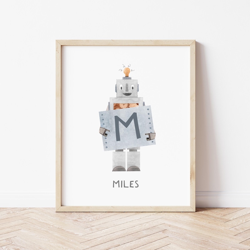 Robot Wall Decor - Etsy