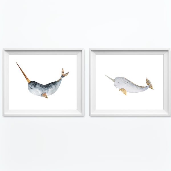 Narwhal Print - Etsy