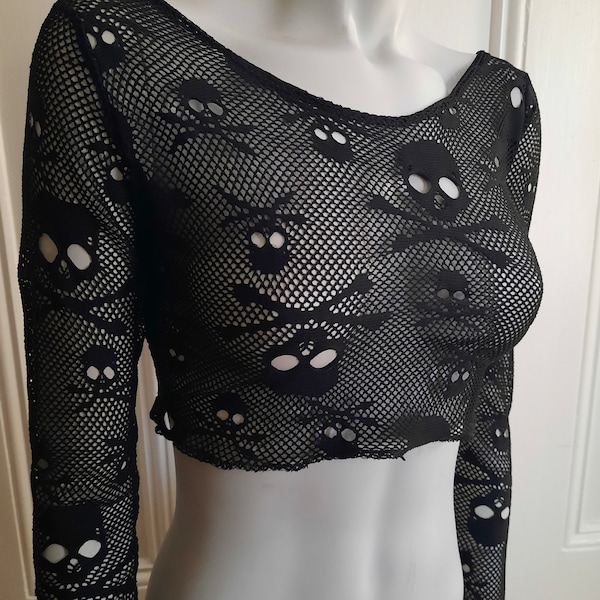 Womens Fishnet Tops - Etsy