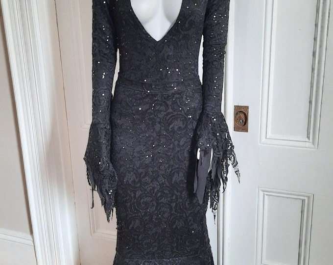 Addams Family Musical Morticia Inspired Two Part Gown and Snap off ...