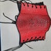 Red Dragonscale Underbust Corset With Side and Back Lacing - Etsy