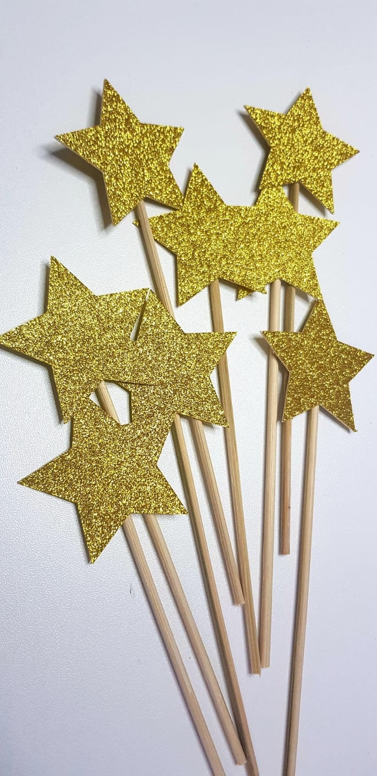 Stars cake toppers mini Cake toppers hearts cake toppers | Etsy