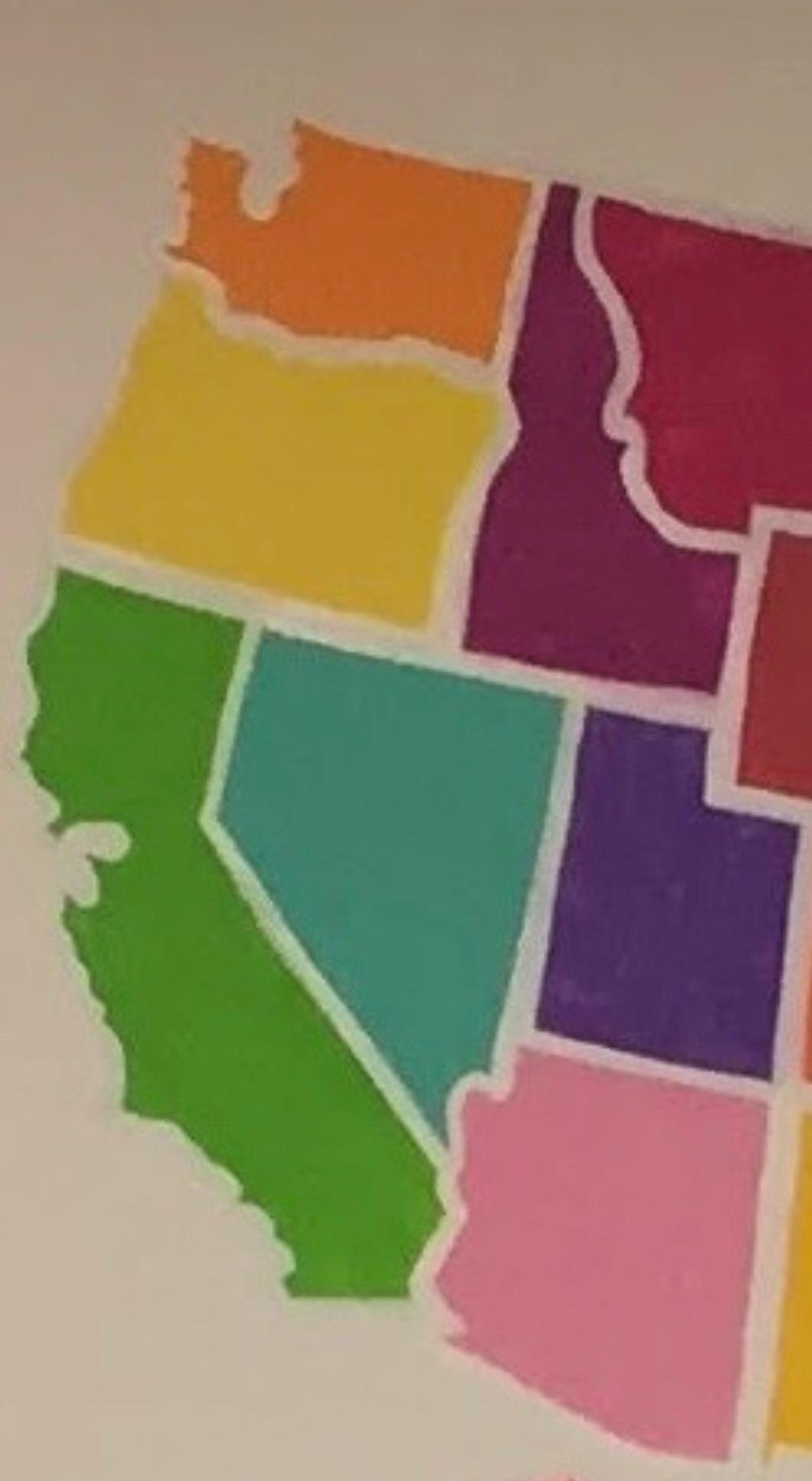 United States Map (customizable) - Etsy