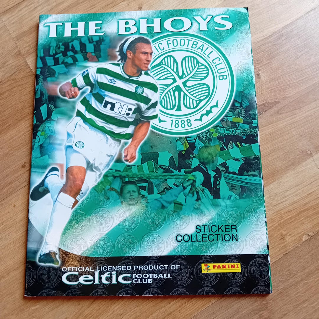 Celtic Football Club Complete Sticker Album - Etsy UK