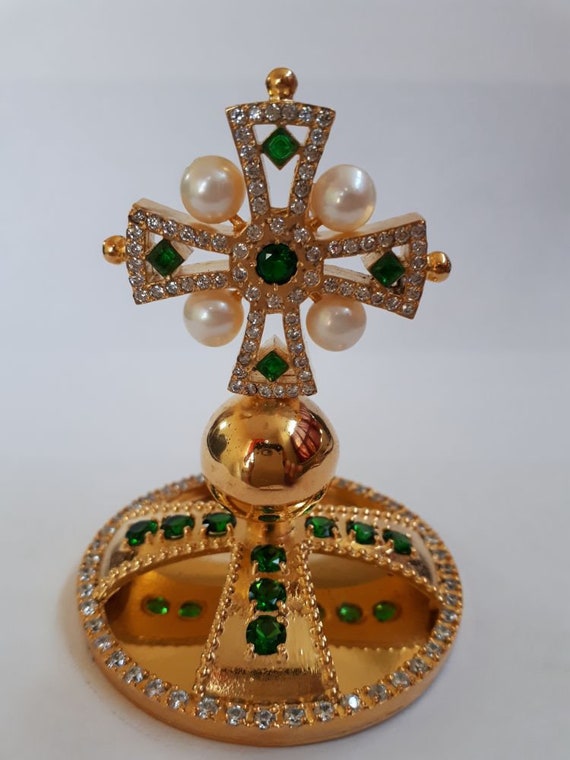 Orthodox Mitre miter Cross. Jewelry for a Traditional - Etsy