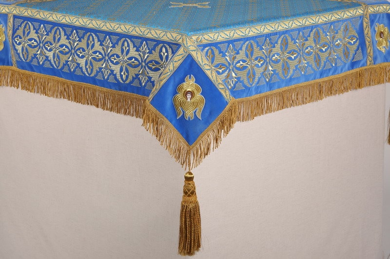 Orthodox Tablecloth on the Throne or Altar, Embroidered Religious Altar ...