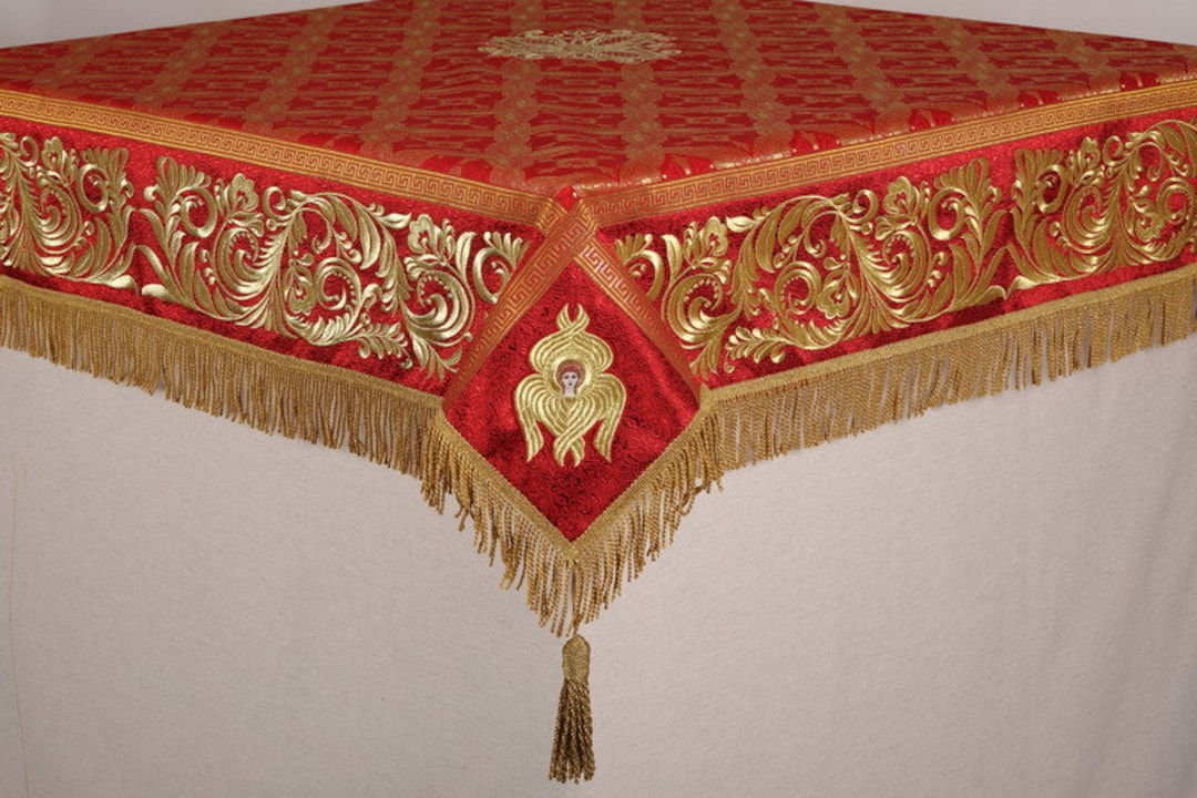 Orthodox Tablecloth on the Throne or Altar Church Utensils New in Cm #1 ...