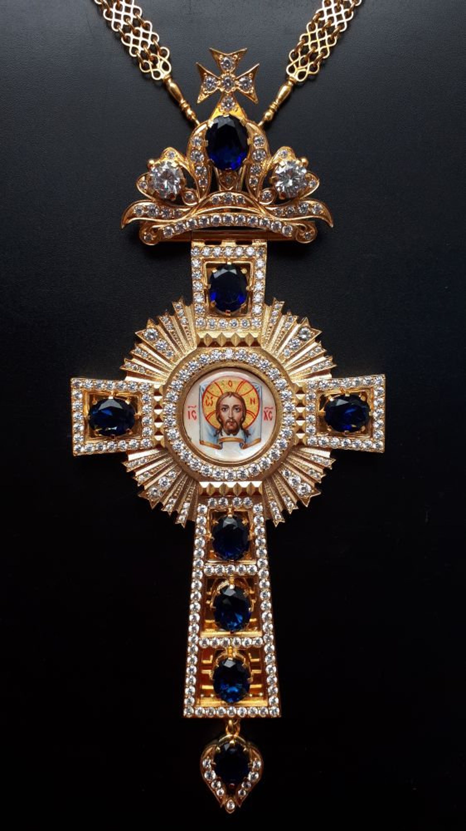 Pectoral Cross Crucifix of Our Lord Jesus Christ. Russian - Etsy