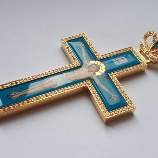 Pectoral Orthodox Priest Cross - Etsy